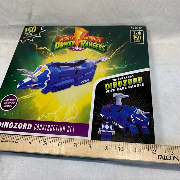 Hasbro | Toys | Mighty Morphin Power Rangersblue Dinozord Construction ...